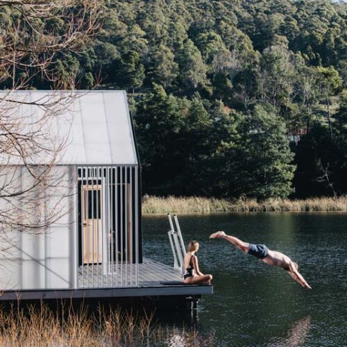 Floating Sauna Derby by Licht Architecture - Australian Architects Club